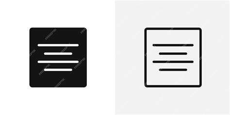 Premium Vector Icon Of Text Alignment To Center For Document Formatting