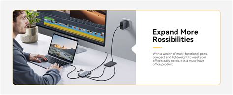 Usb C Hub Multiport Adapter For Macbook Pro Air 9 In 1 Usb C Dongle Dock Mac Hdmi