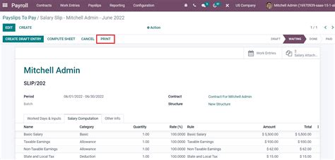 US Payroll Management Using Odoo Payroll Module