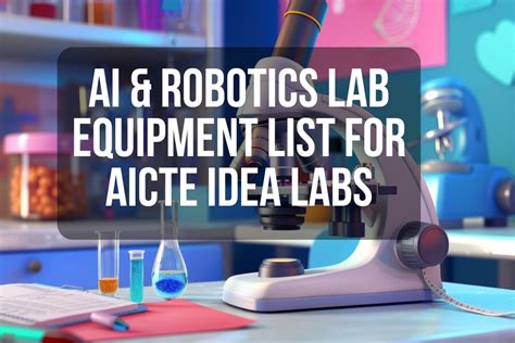 Ai And Robotics Lab Equipment List For Aicte Idea Labs Robocraze