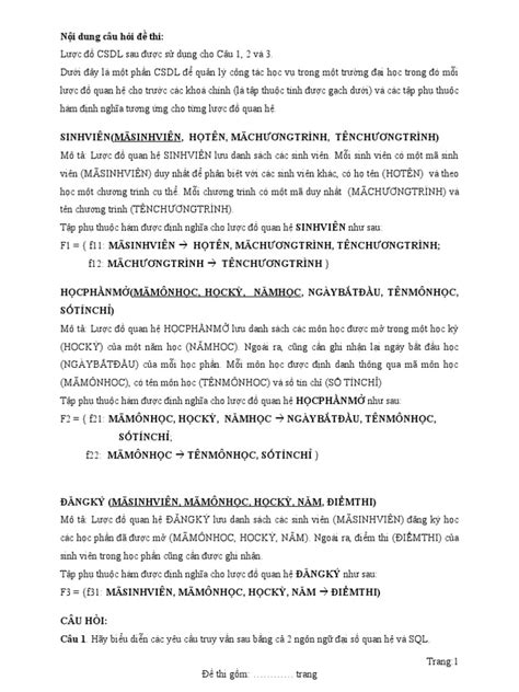 Đề Thi Ck Csdl 3 Pdf