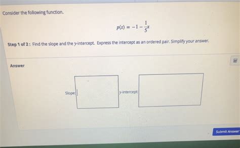 Solved Consider The Following Function P X Step Chegg Com