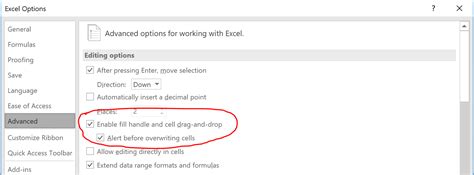 How Can I Hide Excel Fill Handle In A Single File Stack Overflow