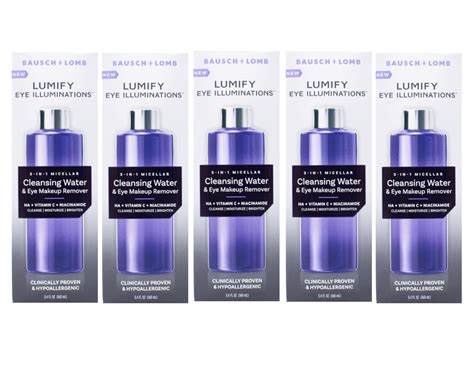 Lumify Eye Illuminations 3 In 1 Cleansing Water And Eye Makeup Remover Clinically Proven