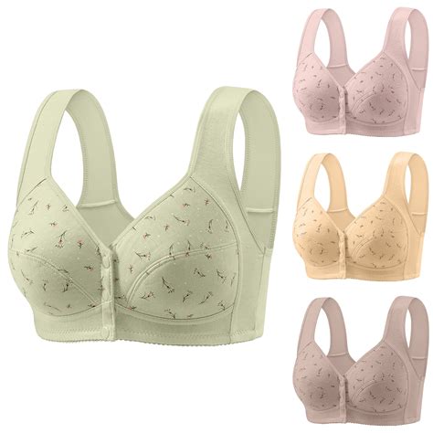 Wonderwiz Support Bras For Older Women Lift No Underwire Solid Color