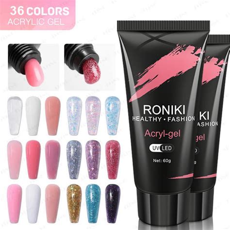 Private Label Clear Acrylic Nail Gel Custom Colors Uv Nail Gel Nail