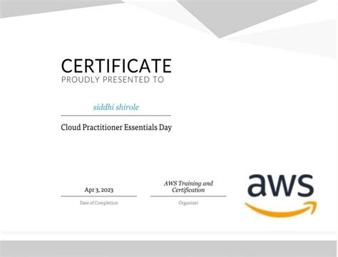 Siddhi Shirole On Linkedin Cloud Aws