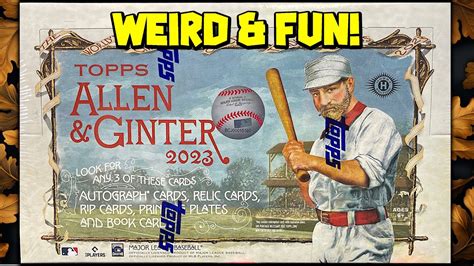 New Release 2023 Topps Allen And Ginter Box Opening Youtube