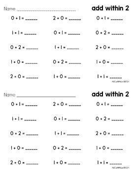 Add And Subtract Fluency Test Math Facts By ABCwithMsLe TPT