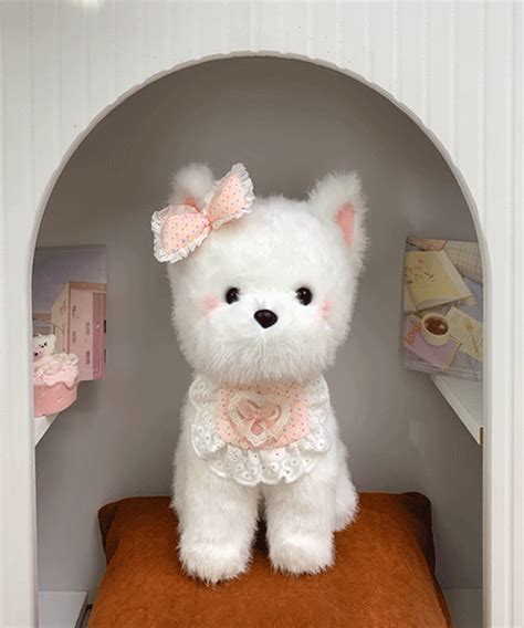 강아지인형🐕보들보들 마이리틀 퍼피 웨스트 하이랜드 화이트 테리어 강아지 인형 에이블리