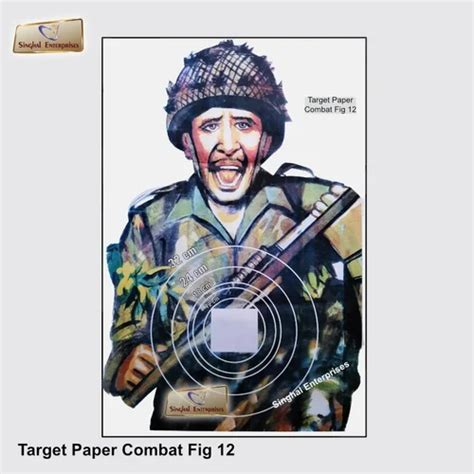 Combat Target Paper Fig 12 At ₹ 8 Piece Nangal Raya New Delhi Id