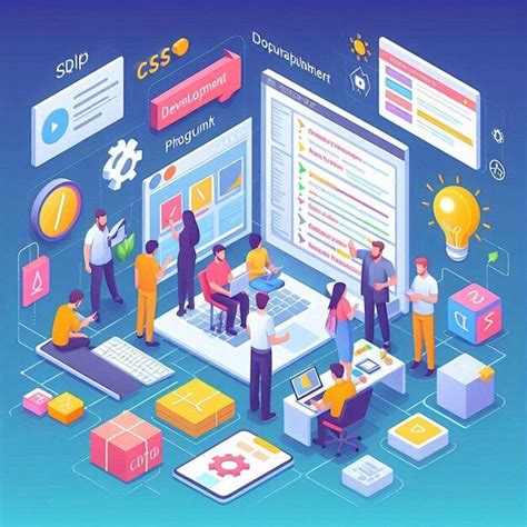 Agile Software Development Process Premium Ai Generated Image