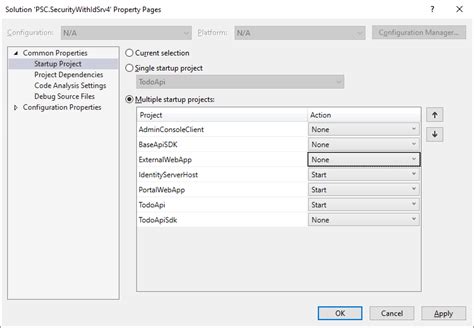 implement security workflow with identity server puresourcecode