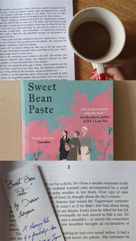 Sweet Bean Paste💕 Books To Read Fiction Books Worth Reading Book