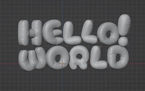 How To Create 3d Balloon Text With Blender Yarsa Devblog