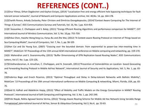 Context Aware Energy Conserving Routing Algorithm For Internet Of Things Ppt
