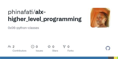GitHub Phinafati Alx Higher Level Programming 0x06 Python Classes