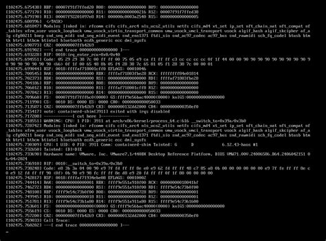 Kernel Crash On Ha Os 16 2 On Vmware Home Assistant Os Home Assistant Community