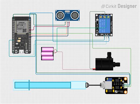 esp32 controlled ultrasonic water level monitor with ph sensing and