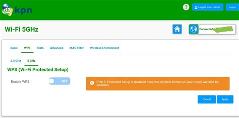 WPS Inschakelen Op V KPN Community
