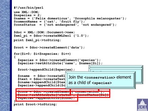 Ppt Perl Xml Dom Reading And Writing Xml From Perl Powerpoint Presentation Id