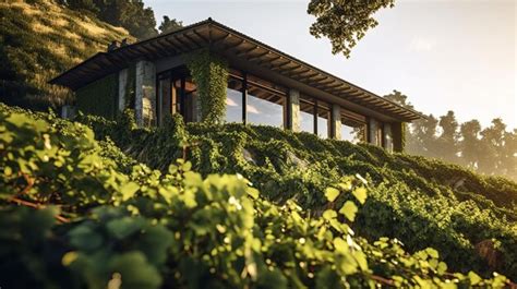 Premium Ai Image Luxury Wine Estate Vray Tracing Unreal Engine 5