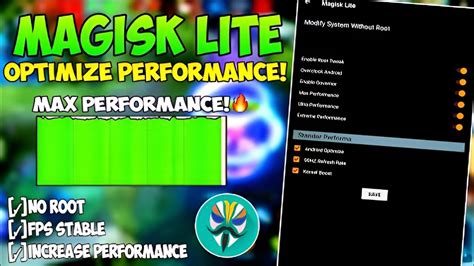Installing Magisk Magisk Manager Without Root Get High Fps
