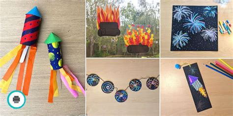 Firework Craft Pack Bonfire Night Crafts Teacher Made