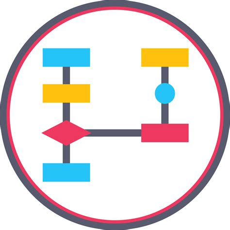 Flowchart Vector Icon Design 15010588 Vector Art At Vecteezy