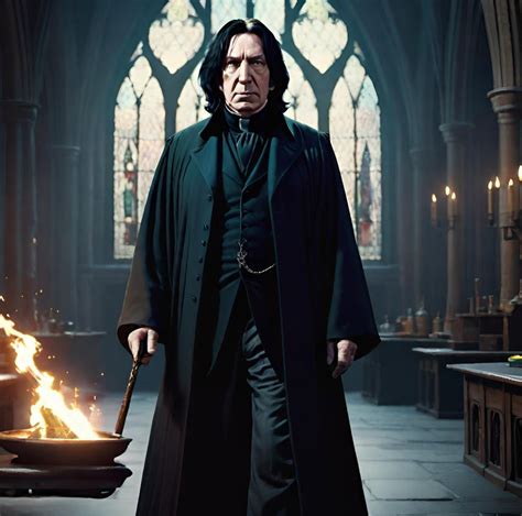 Professor Snape From Harry Potter Digital Art Design Harry Potter