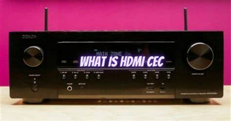 What Is Hdmi Cec All For Turntables