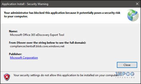 Fix Microsoft Office 365 Ediscovery Export Tool Error