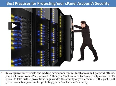 Ppt Best Practises For Protecting Your Cpanel Accounts Security