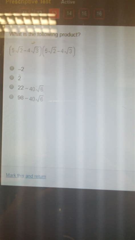 Solved Prescriptive Test Prescriptive Test Active What Is