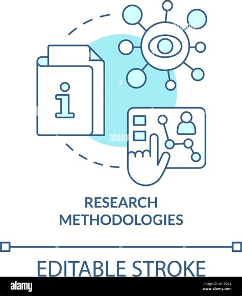 Research Methodologies Turquoise Concept Icon Stock Vector Image And Art