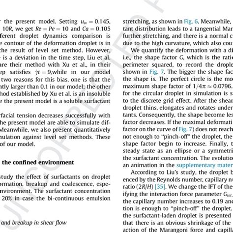 phase separation for pure oil water binary system and amphiphilic