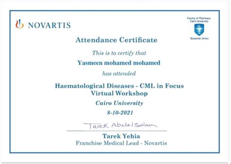 Yasmeen Mohamed On Linkedin Thanks Novartis For This Great Workshop ♥️