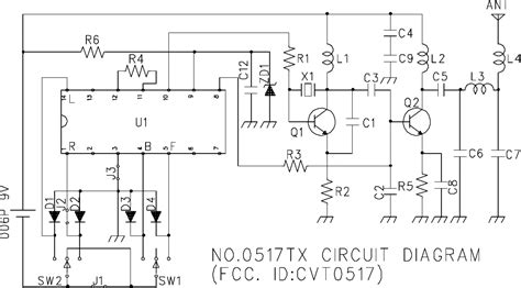 0517 Radio Controlled Toy Transmitter Schematics Tp7761 Nikko