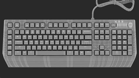 Alienware Pro Gaming Keyboard AW D Model By Frezzy