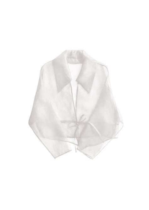 Eon Wrap Coat Ivory Silk