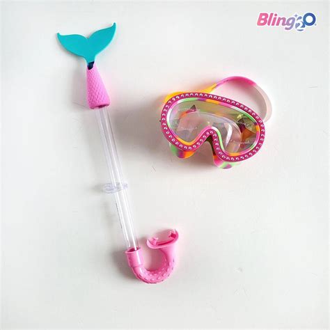 🥽💕หน้ากากดำน้ำสุดปัง เเมทช์เซ็ตพร้อมท่อ Bling2o Thailand