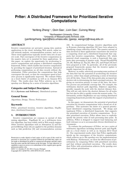 Pdf Priter A Distributed Framework For Prioritizing Iterative