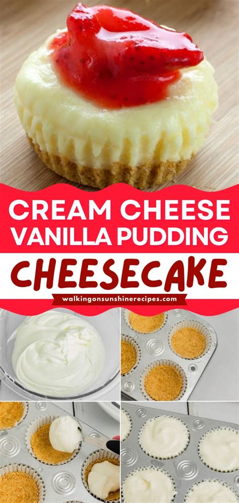 Cream Cheese Vanilla Pudding Cheesecake Walking On Sunshine Recipe