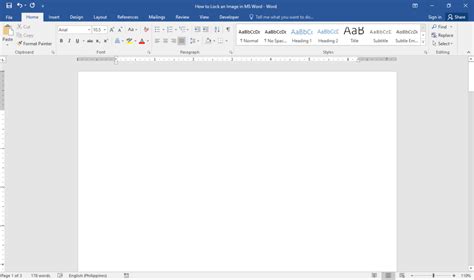 How To Lock An Image In Word OfficeBeginner