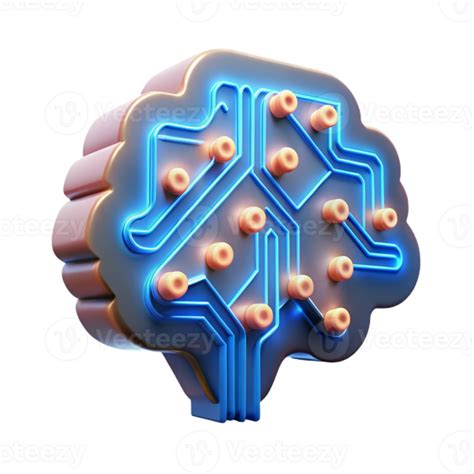 Stunning Creative A Glowing Circuit Board Forming The Shape Of A Human