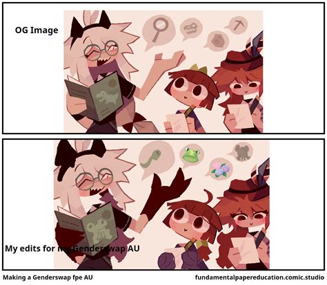Making A Genderswap Fpe AU Comic Studio