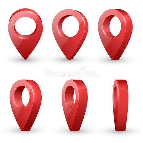 Map Pointers Vector Set Stock Vector Illustration Of Marker