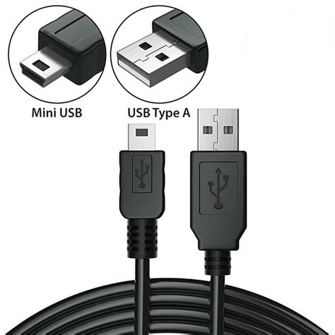 Cabo Usb Tipo A Para Mini B De 5 Pinos Para Câmera Filmadora Leroy Merlin