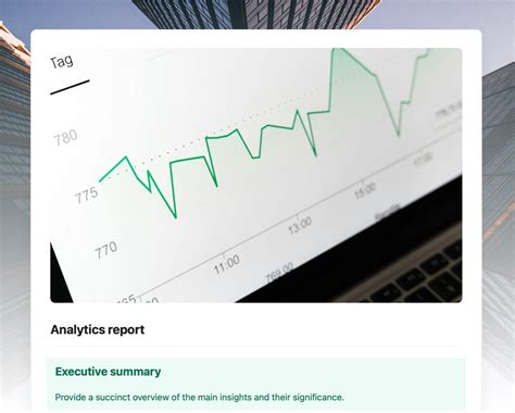 Analytics Report Free Template Craft