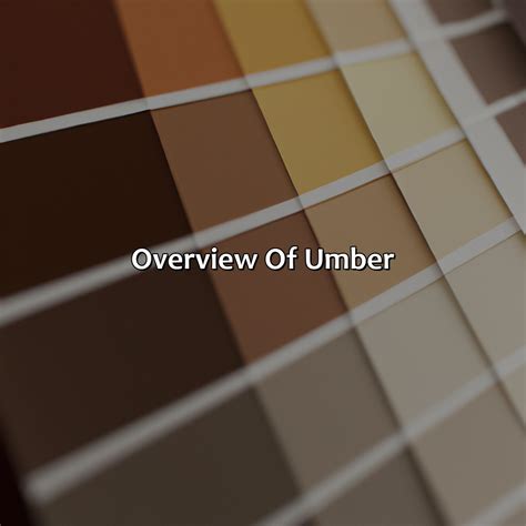 What Color Is Umber